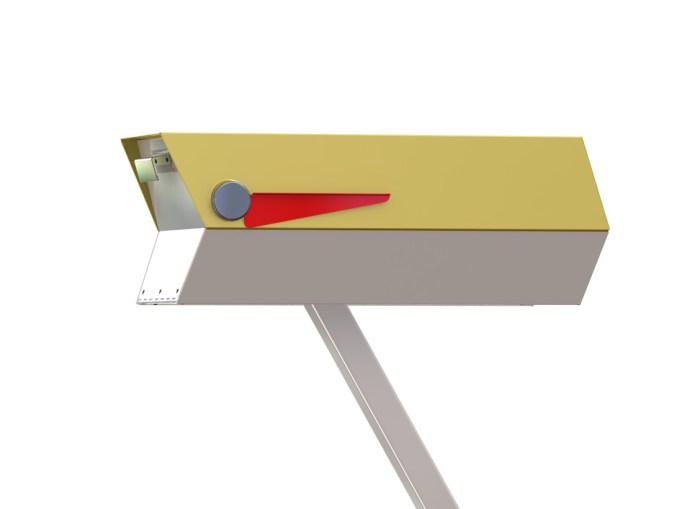 modern – mid-century modern mailbox