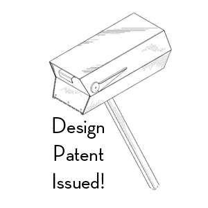 modbox US Design Patents Awarded! – mid-century modern mailbox